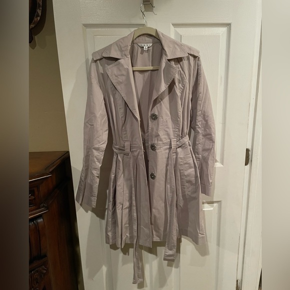 CAbi | Jackets & Coats | Cabi Gray Trench Coat | Poshmark